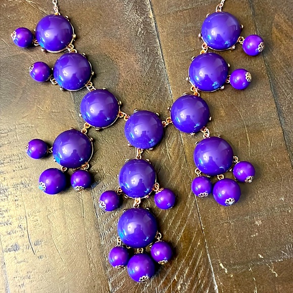 Jewelry | Purple Statement Necklace | Poshmark